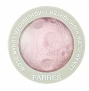 Farres cosmetics Хайлайтер Natural Lunar Glow, тон 03 розовый металлик, 1 шт