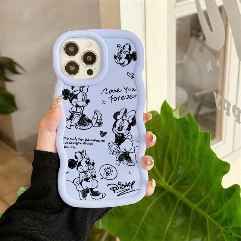 Чехол для iPhone 14 Pro Max с Микки и Минни, MKLLAV 02