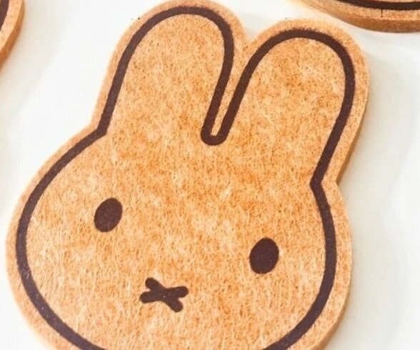 Подставки Miffy Kawaii из фетра