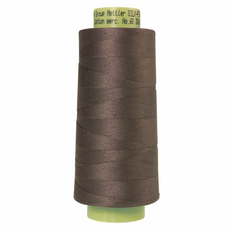 Нить для машинного квилтинга METTLER "Silk Finish", Cotton 60, 2743 м, цвет 0342, Flint Stone