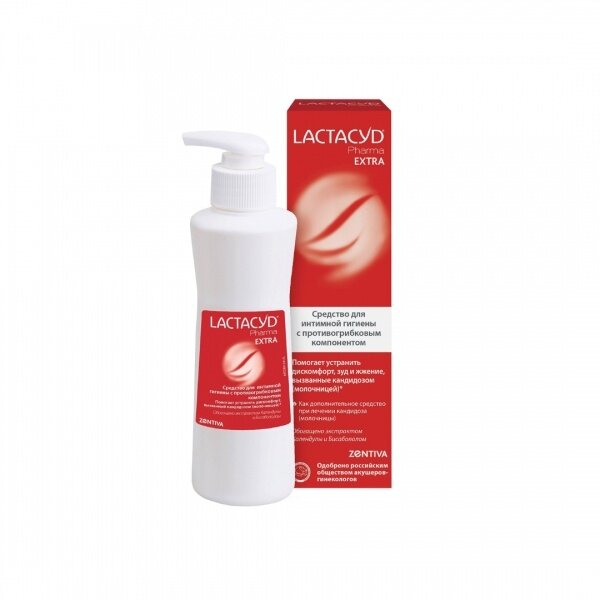Средство для интимной гигиены LACTACYD при лечении кандидоза