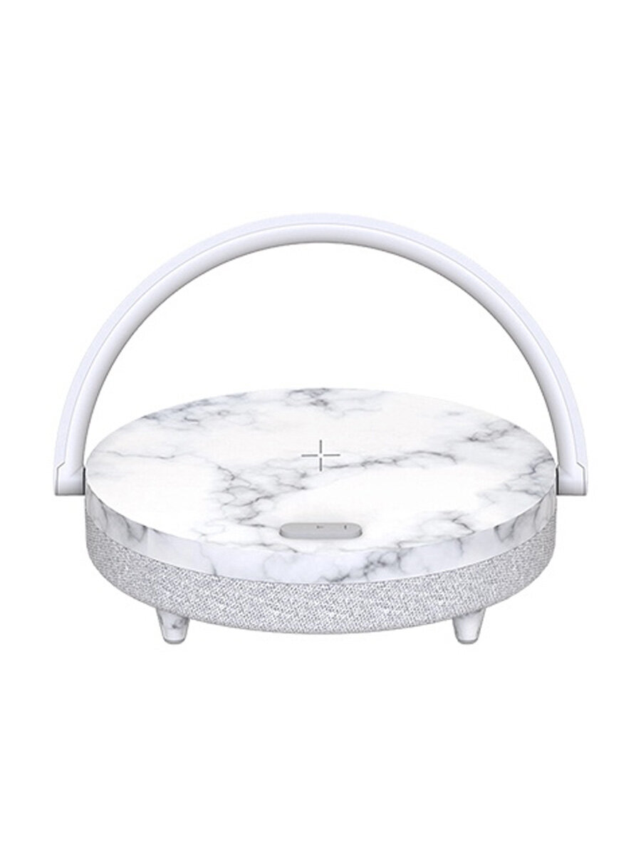 Колонка с функцией беспроводной зарядки Ezvalo Wireless Charging Music Desk Lamp Marble (LYYD01)