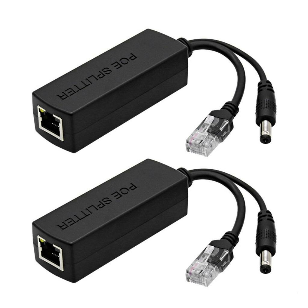 Промышленный POE-сплиттер 48V/12V 1.2A, 2шт