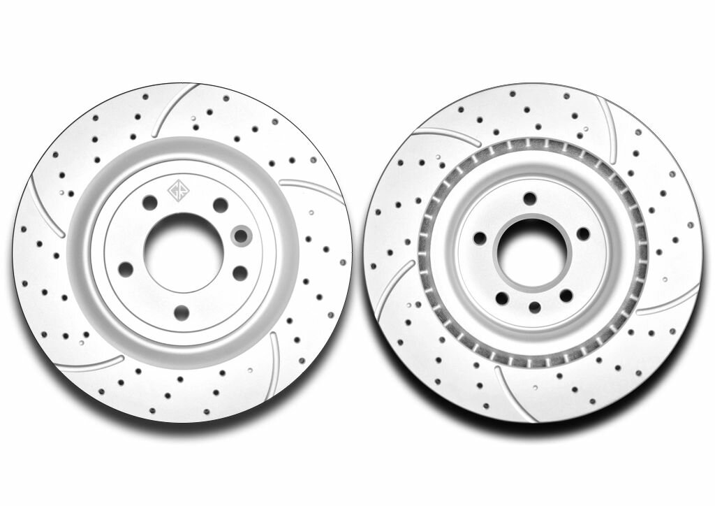 Тормозной диск Gerat DSK-R114P (задний) Platinum для а/м LAND ROVER DISCOVERY/RANGE ROVER SPORT (350 мм)