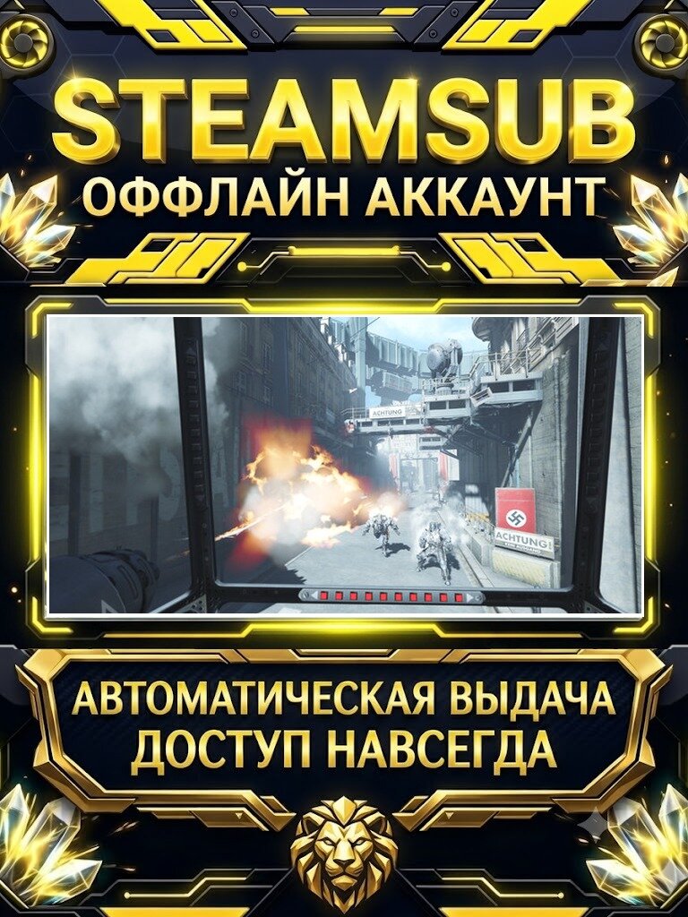 WOLFENSTEIN: CYBERPILOT игра на аккаунте для ПК с OFF активацией для Steam (PC) РФ + СНГ