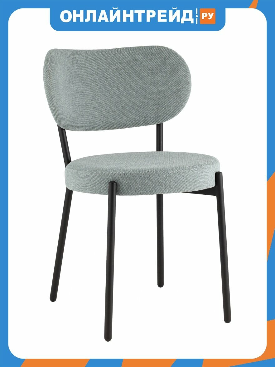 Стул обеденный Stool Group Ингрид рогожка светло-зеленый