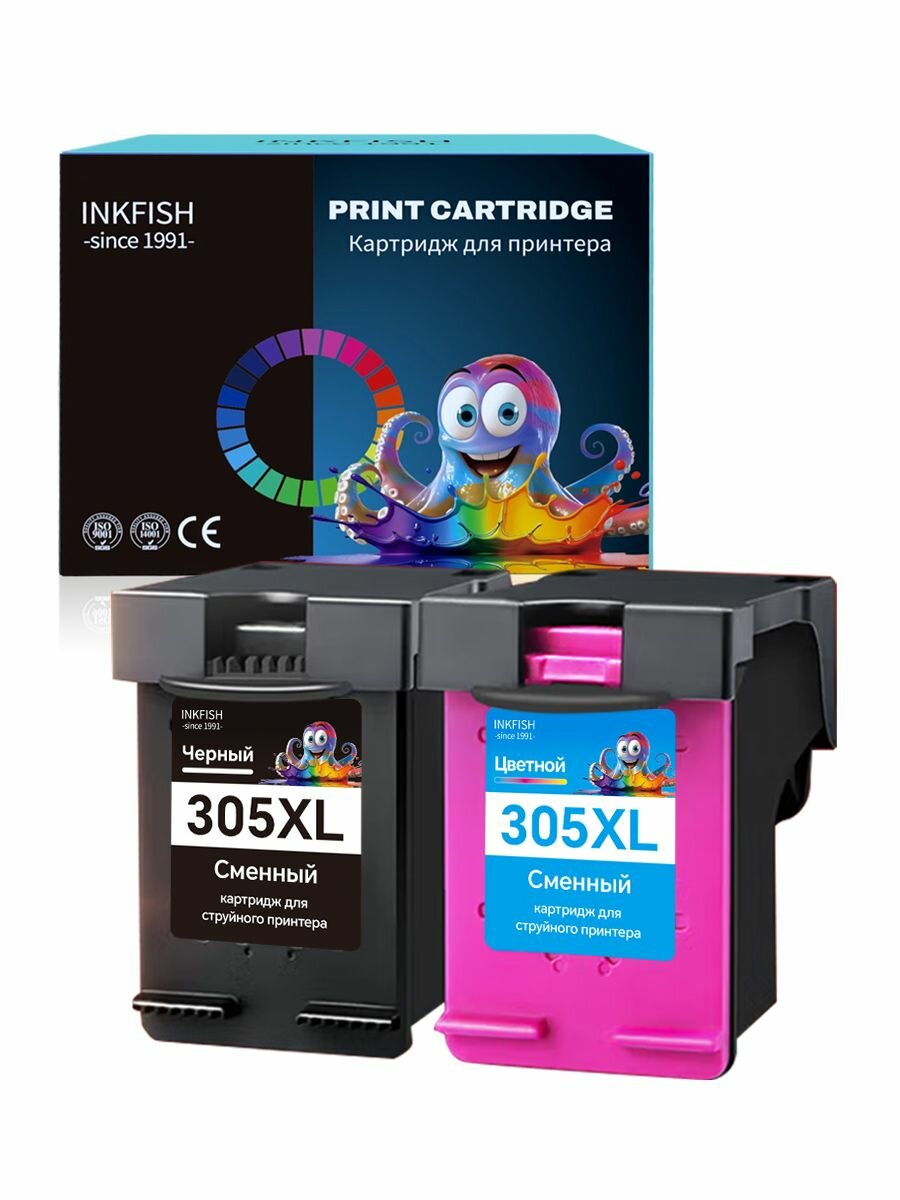 Комплект картриджей 305XL для HP DeskJet 2320,2710, Plus 4120
