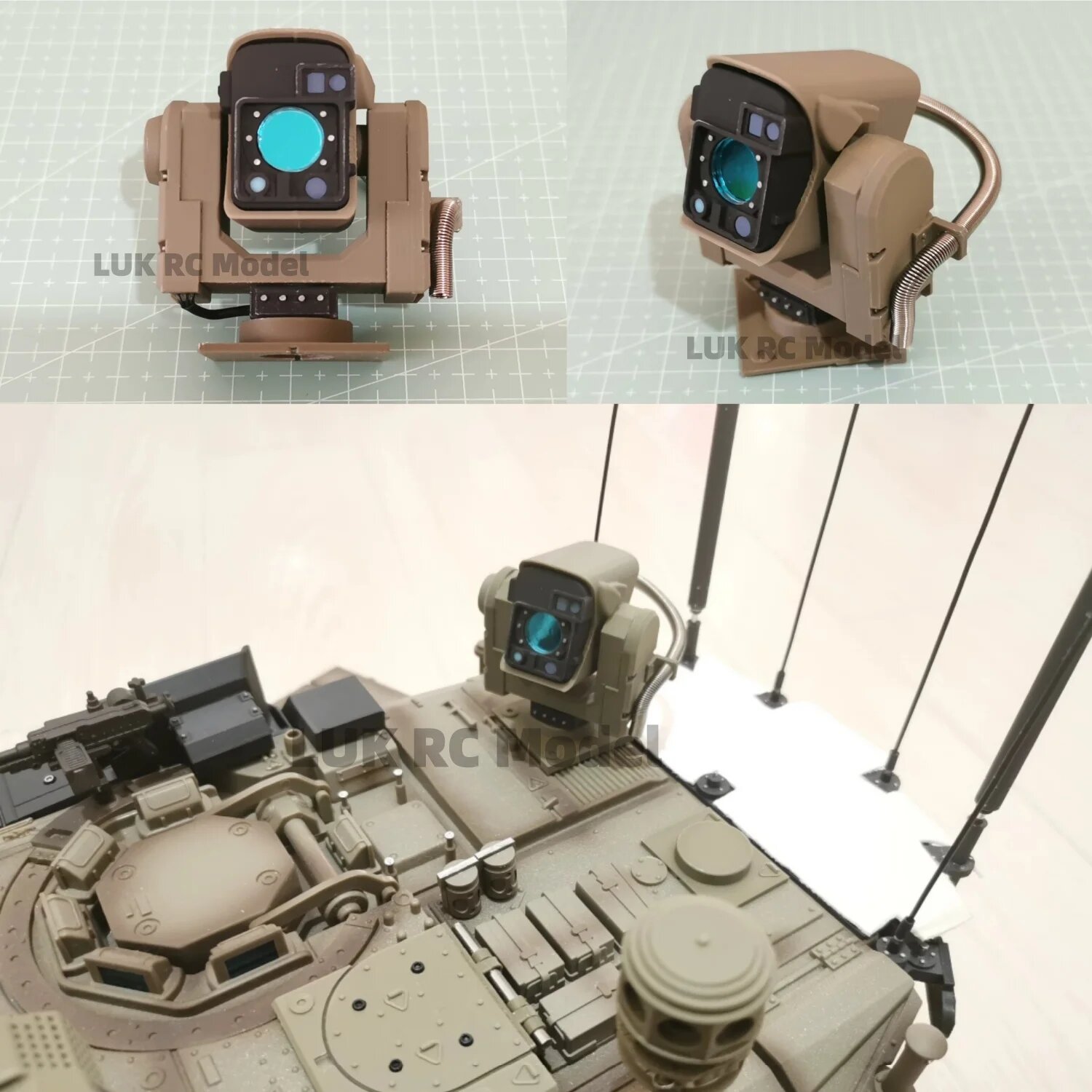 Лазерная станция для танка HL Israeli Merkava 1/16