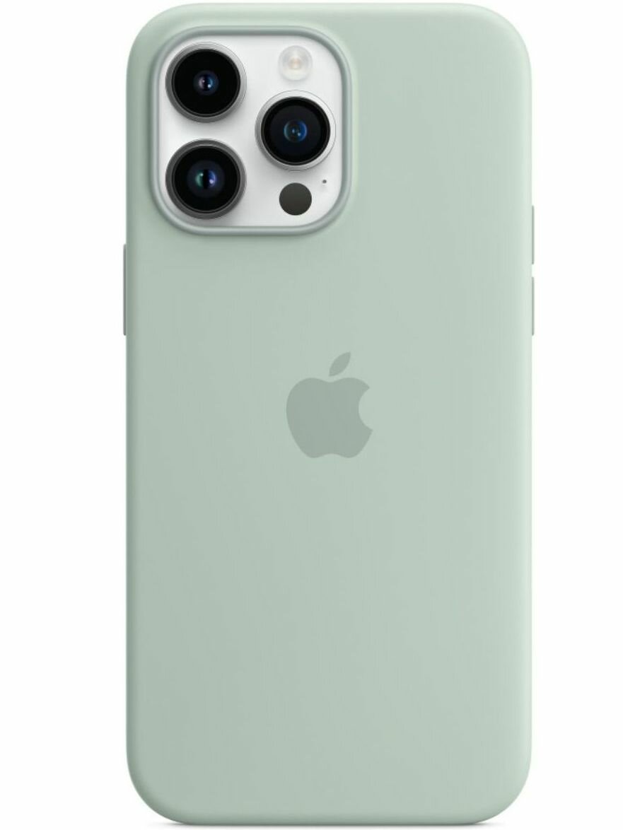 Чехол Silicone Case Succulent для iPhone 14 Pro Max