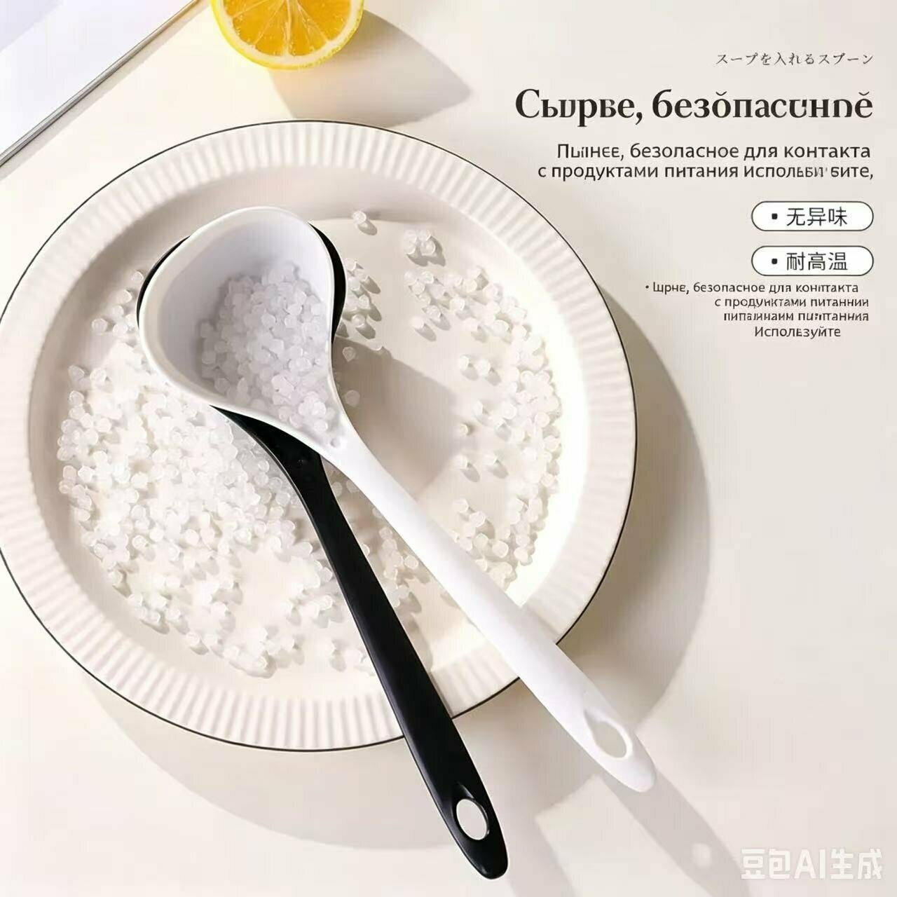 Кухонный половник 22.5 см, прочный, с длинной ручкой, для первых блюд