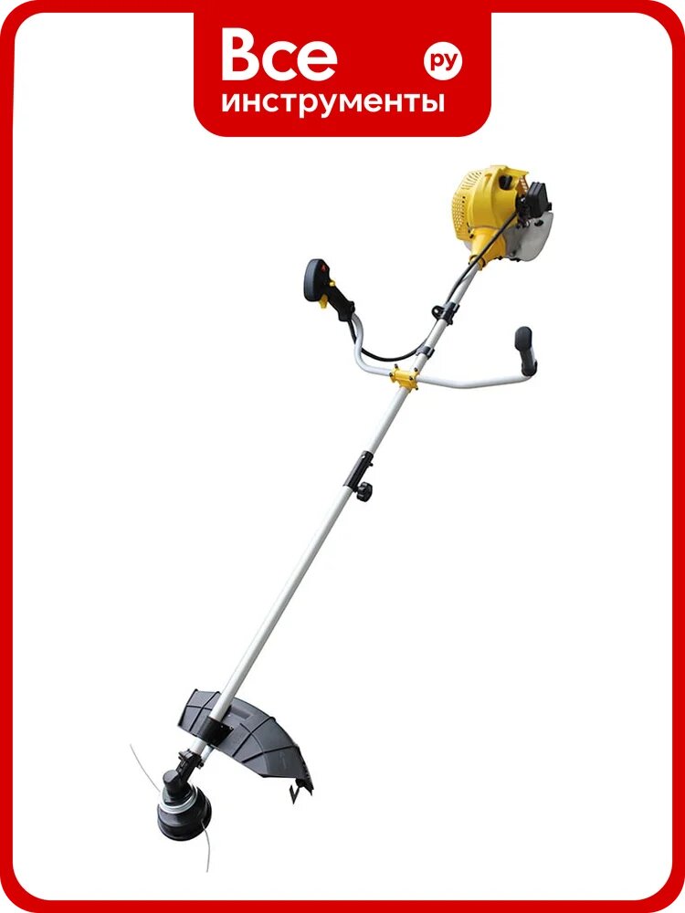 Бензиновый триммер Huter GGT-1300S с антивибрационной системой, полуавтоматической подачей лески и двухтактным