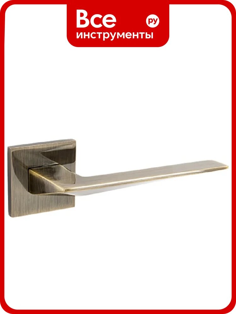 Дверные ручки Code Deco Slim H-30133-A-AB, 80 кг, алюминиевый корпус, квадратная форма
