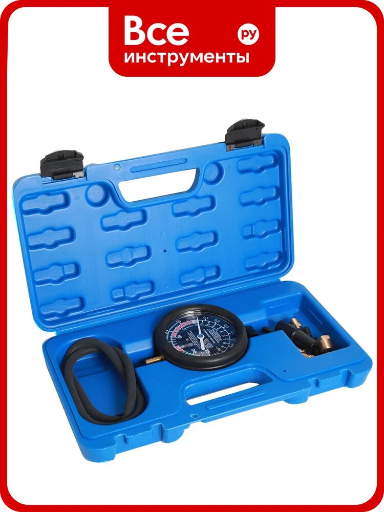 Вакуумметр автомобильный Car-Tool CT-H005, аналоговый, 0-1 кг/см2, 6 мм