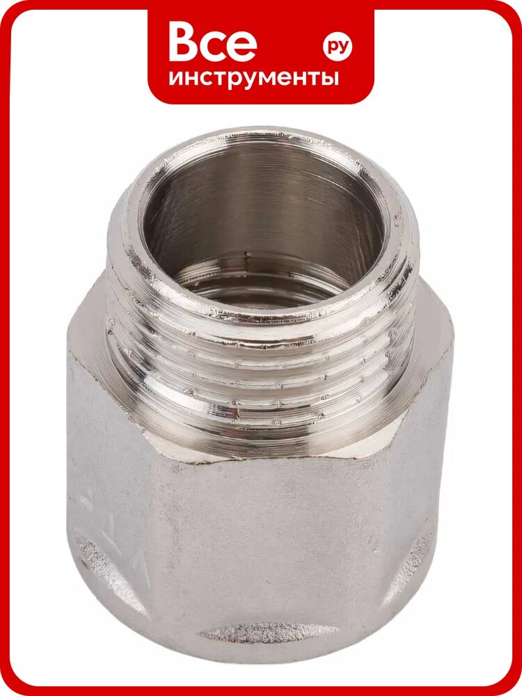 Удлинитель никелированный FM (1/2" х 20 мм) Valtec VTr.197. N.0420 38228