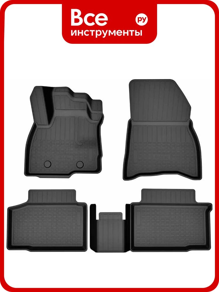 Коврики салонные для Haval F7 II 4WD (2024) UNIDEC нор-пласт NPA11-C28-323