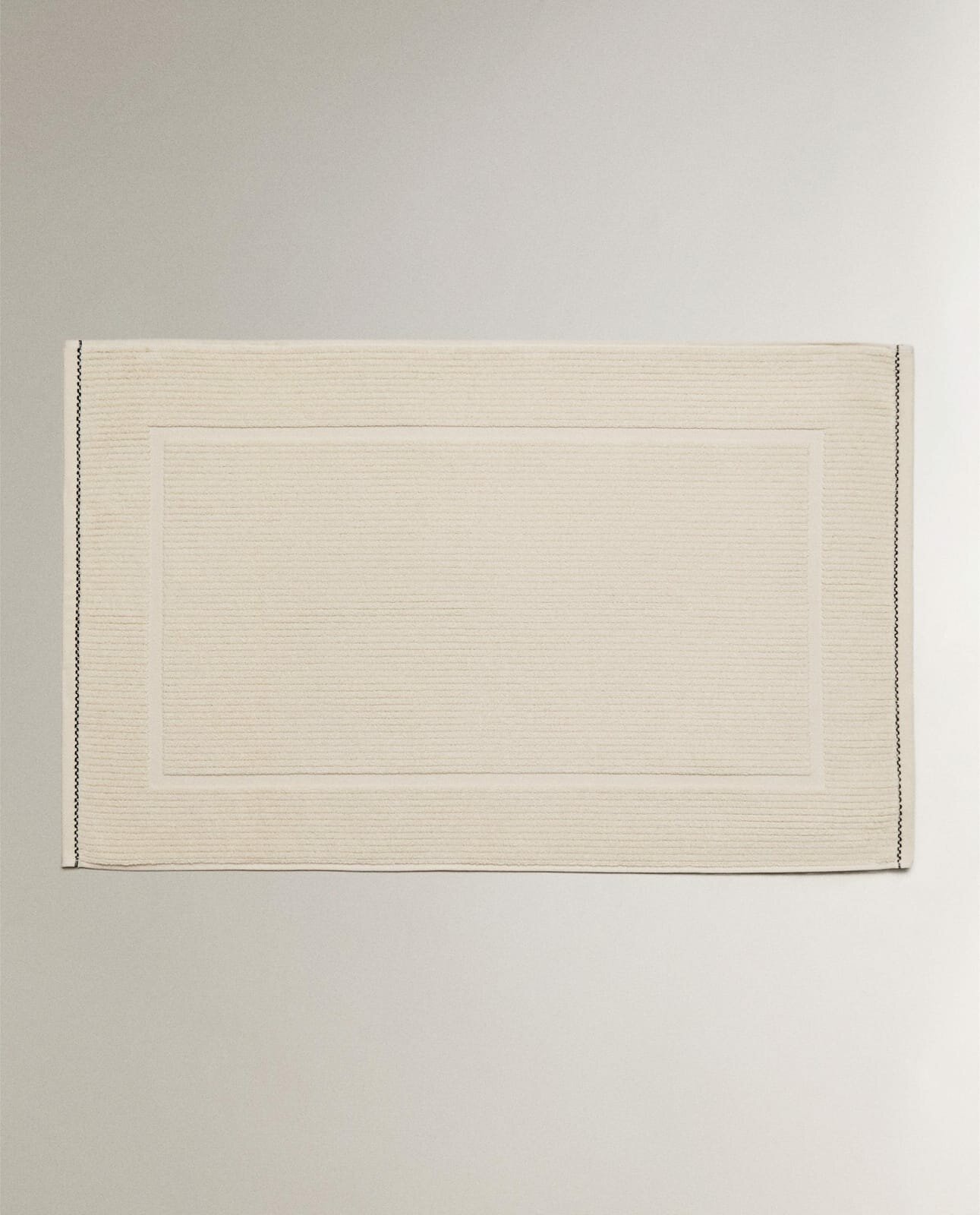 Коврик ZARA HOME в полоску, песочный, 50x80 см 8548/015/711-54