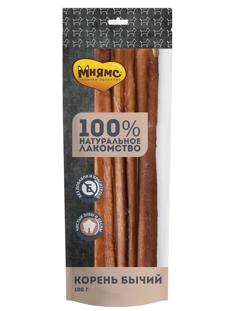 Лакомство Мнямс для собак Корень бычий 100г