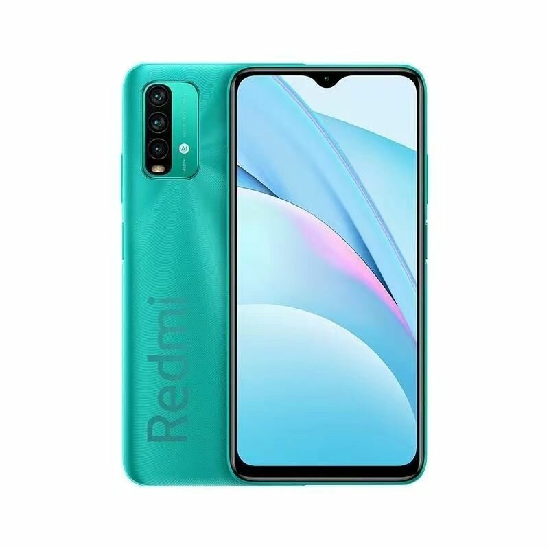Redmi Смартфон Redmi Note 9T глобальный ROM смартфон 6000mAh аккумулятор 4G телефон 4/128 ГБ, Nano-SIM, зеленый