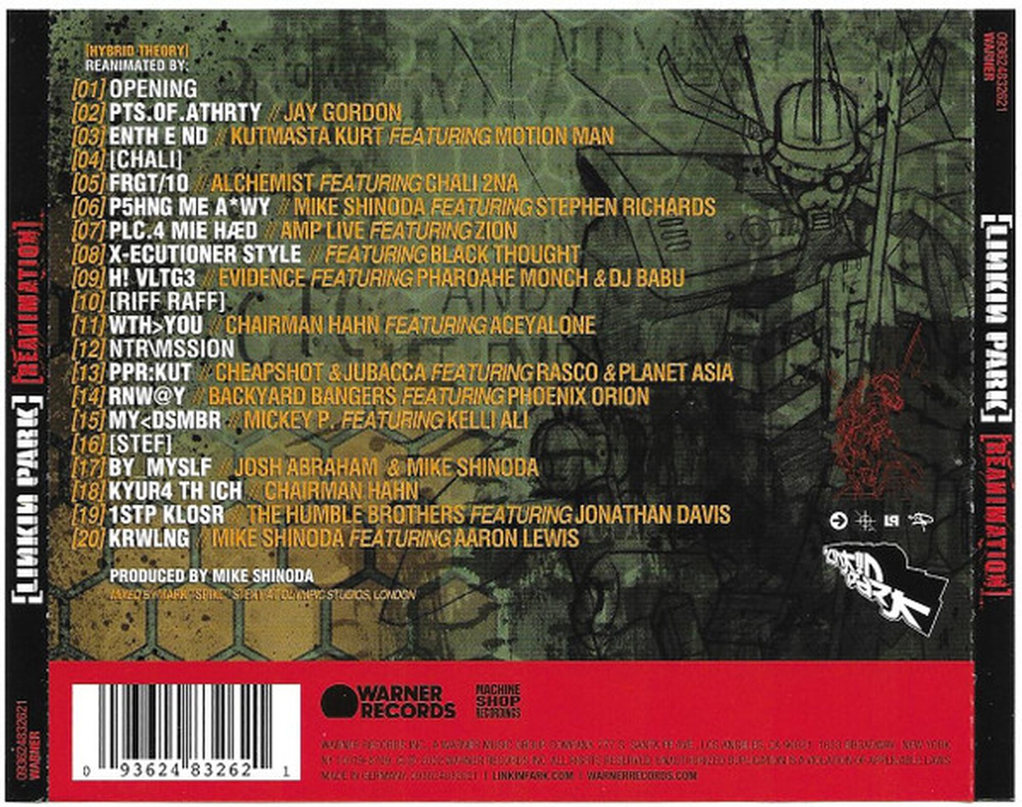 Linkin Park - Reanimation, (CD) Компакт диск — фото 1