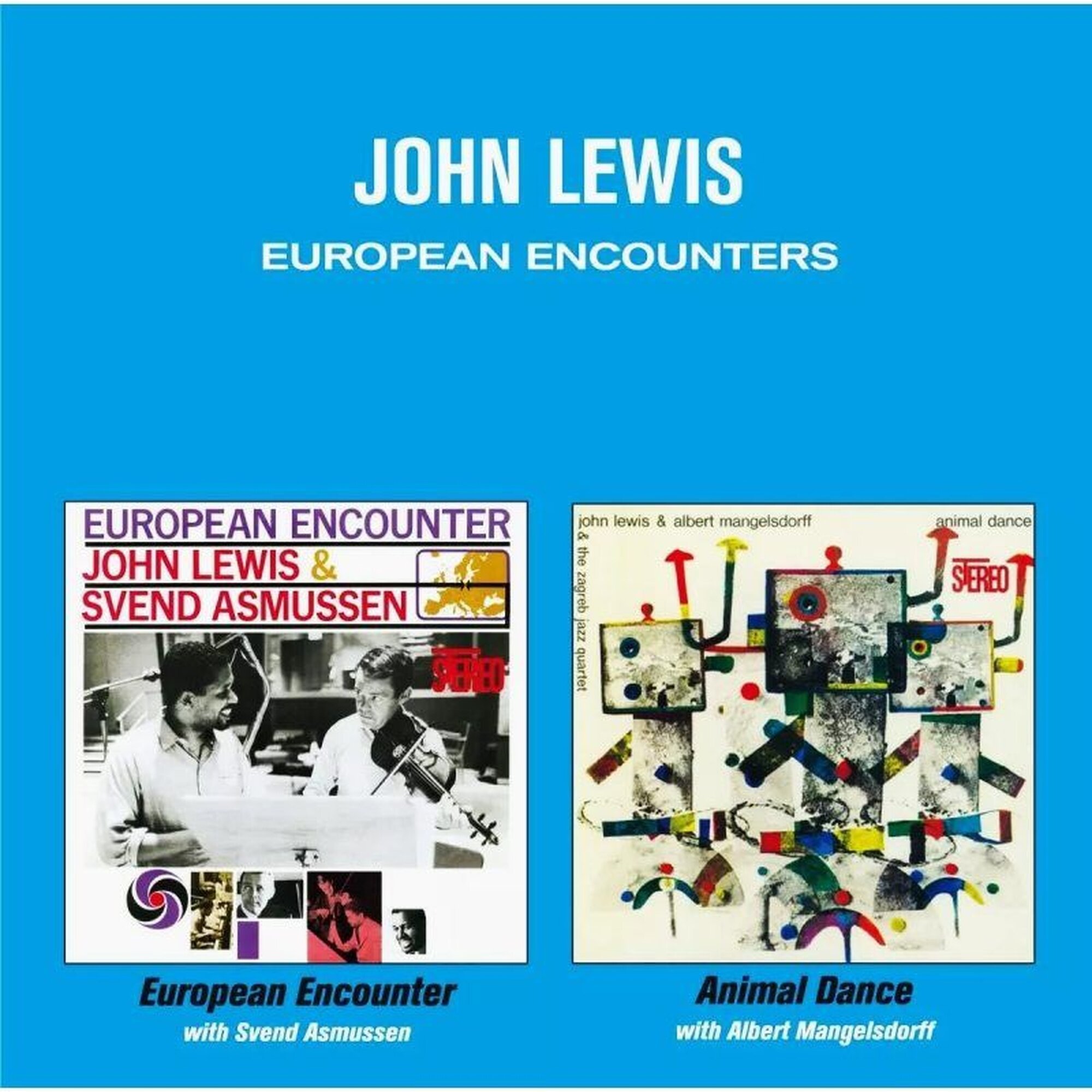 JOHN LEWIS - European Encounter, Animal Dance (CD, Remastering, Compilation) Компакт диск