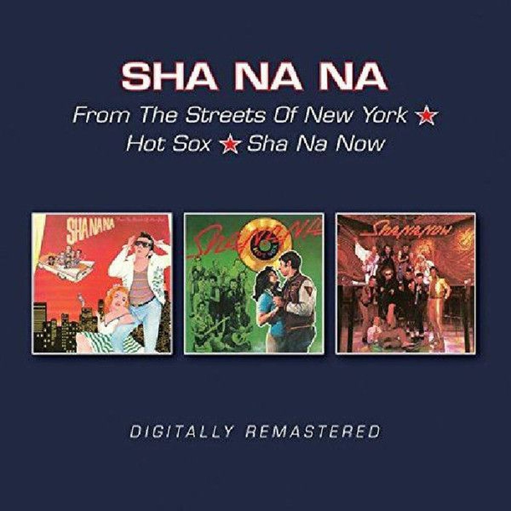 SHA NA NA - From The Streets Of New York - Hot Sox - Sha Na Now, (2CD, Compilation, Remastered, Slipcase) Компакт Диск
