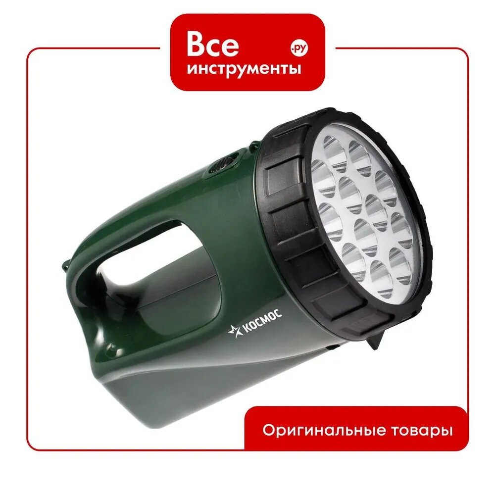 Фонарь-прожектор космос Accu 9199LED 12LED, 4V3AH KOCAccu9199LED