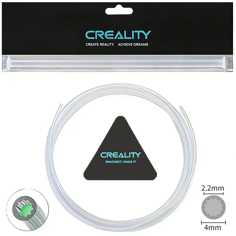 Трубка Creality PTFE 260°C 1/2/5 м 5M, Белый, White