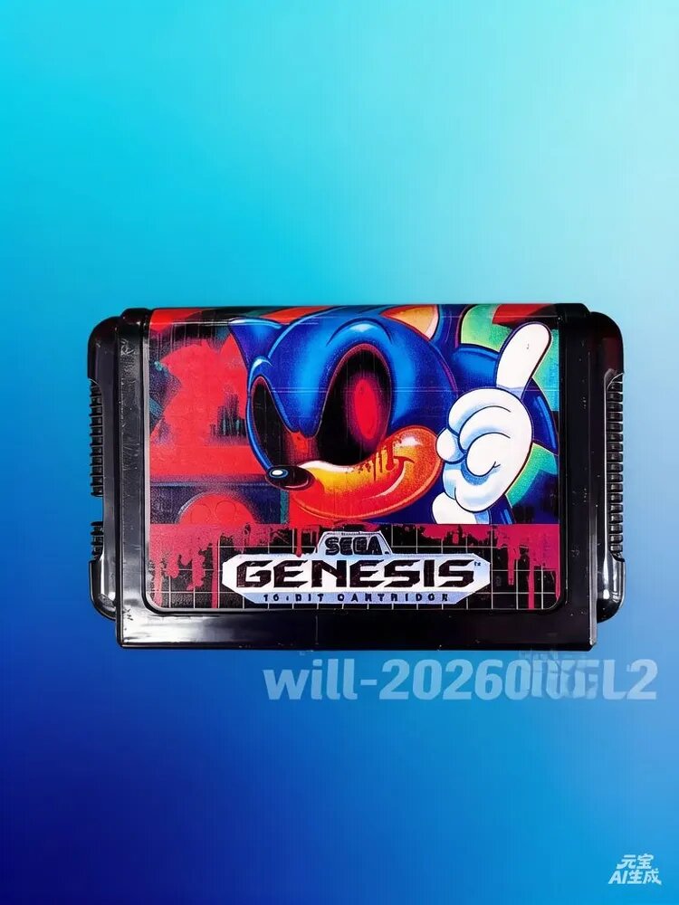 Картридж для 16 bit " Ghost Sonic " (без коробки)