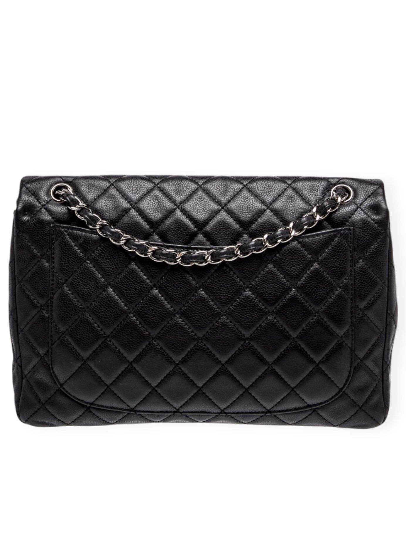Сумка Chanel Classic Soft Maxi Single Flap, черный — фото 1