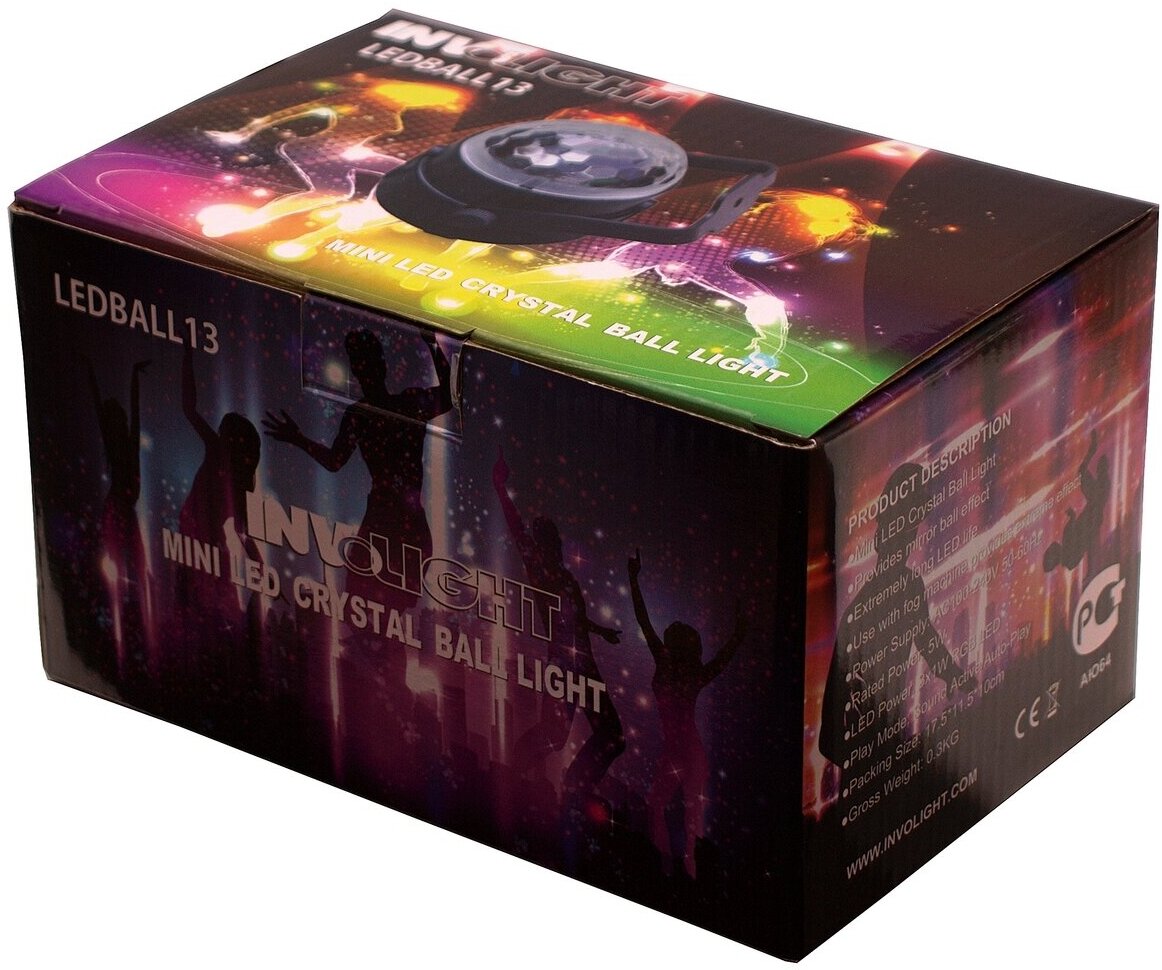 LED светоэффект INVOLIGHT LEDBALL13 — фото 1
