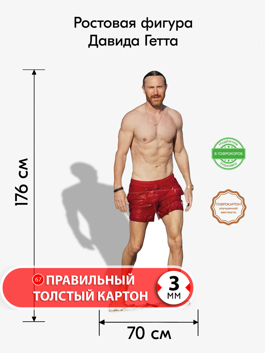 Аксессуар для фотосессий, самое это, Давид Гетта ростовая фигура