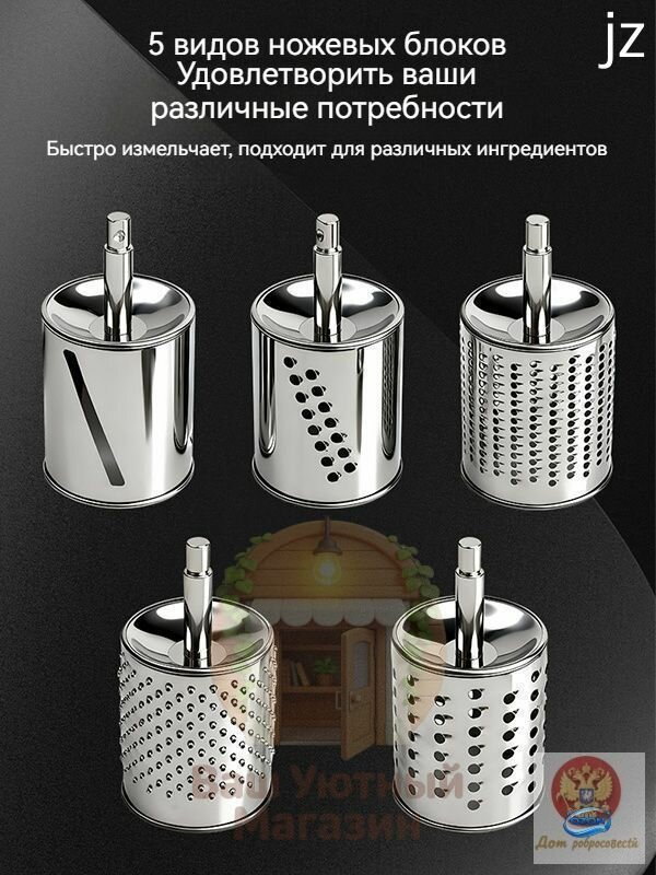 Универсальный ручной измельчитель для кухни: терка, шинковка, мельница для сыра Пармезан, орехов и овощей без электричества ручная терка шинковка мельница для сыра орехов овощей
