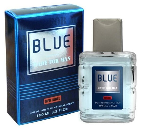 Delta PARFUM Туалетная вода мужская Made For Man Blue, 100 мл