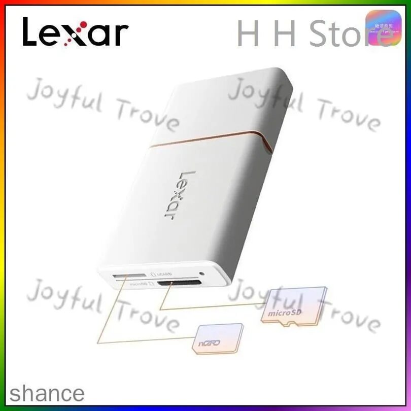 Картридер Lexar nCARD NM card 2-in-1 USB 3.1 White (LRW350U-BNNNC)