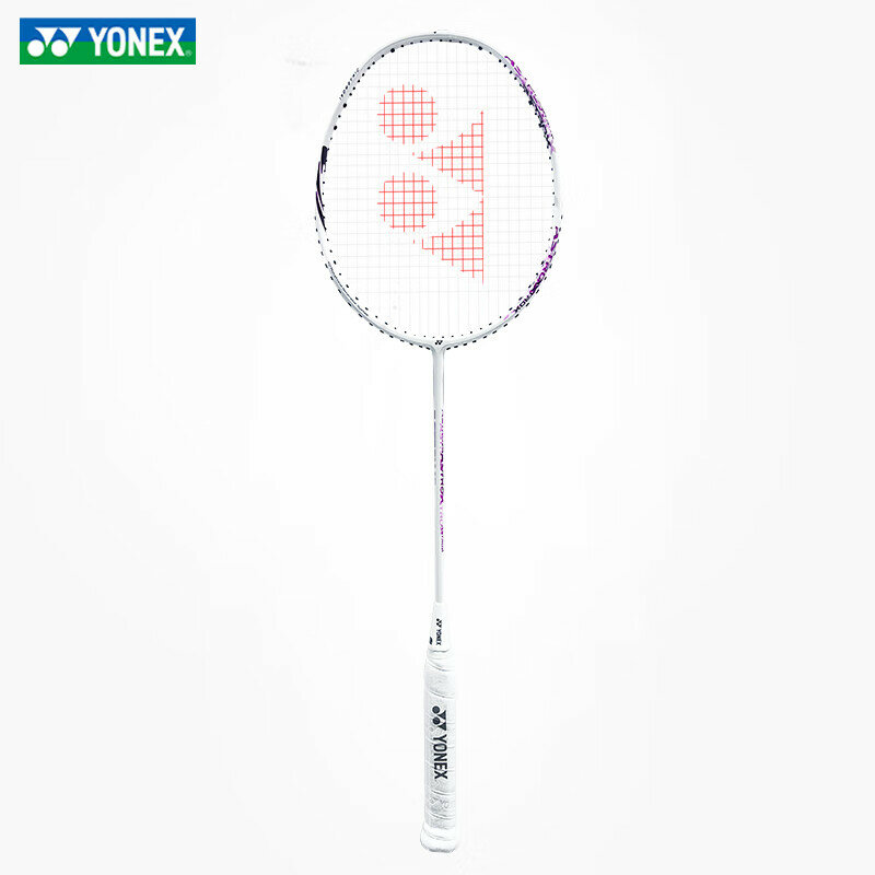 Теннисная ракетка YONEX Badminton Astrox 10 White Pink 4U Ультра-легкая полная карбоновая атакующая одиночная ракетка с