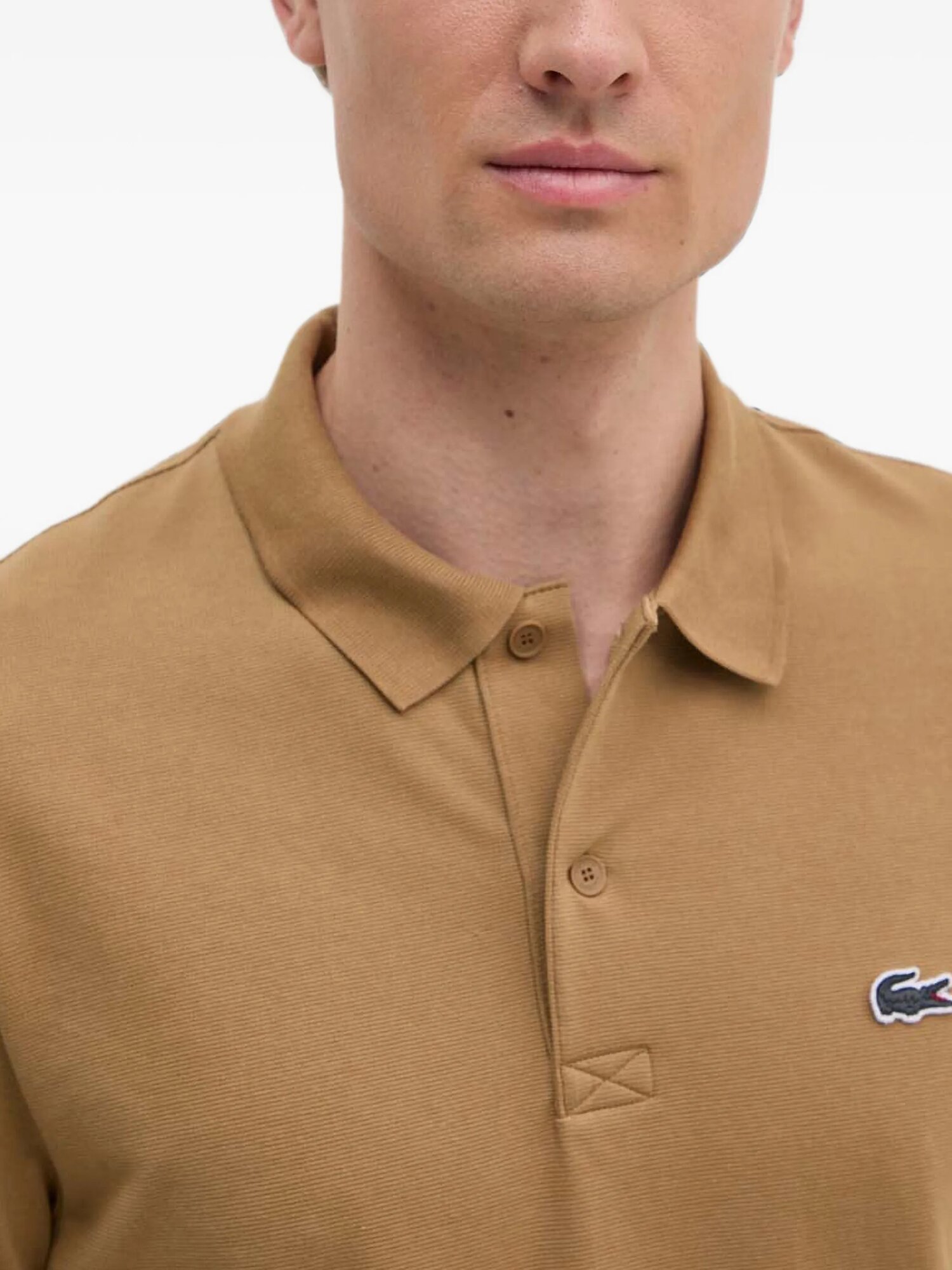 Рубашка LACOSTE Logo-patch polo shirt, размер S — фото 1