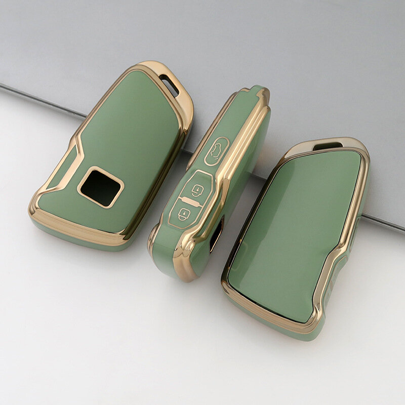 Зеленый чехол для ключа автомобиля для WM W6, EX5, E5, EX6 Plus, EX5Z, W6 Pro - Декоративный аксессуар