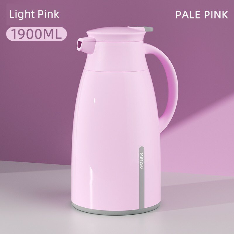 MINISO термос большой емкости, студенческий общежитие, стеклянный вкладыш, термос, горшок, бытовой термос для кипящей