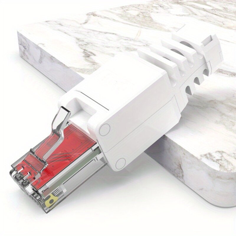 Разъем RJ45 CAT6 безынструментальный для обжима кабеля 23-26 AWG, 1 шт.