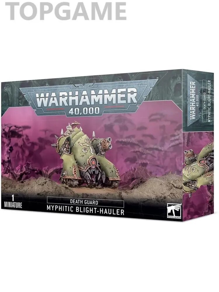 Миниатюры Warhammer 40000 Death Guard Myphitic Blight-Hauler, 1 миниатюрная модель для настольной игры