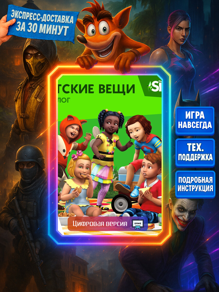 The Sims 4 Детские вещи — Каталог PS4/PS5 | Моментальная доставка | английский язык | имитация