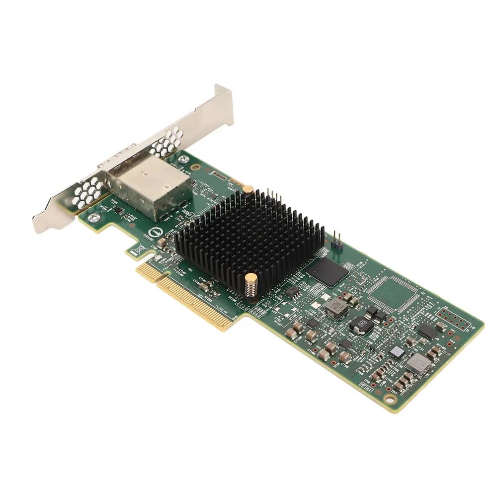 Карта контроллера 12G SAS SATA HBA, RAID-карта LSI 9300 8e PCIe для профессиональных компьютерных систем, внешняя карта PCIe для повышения производительности хранилища