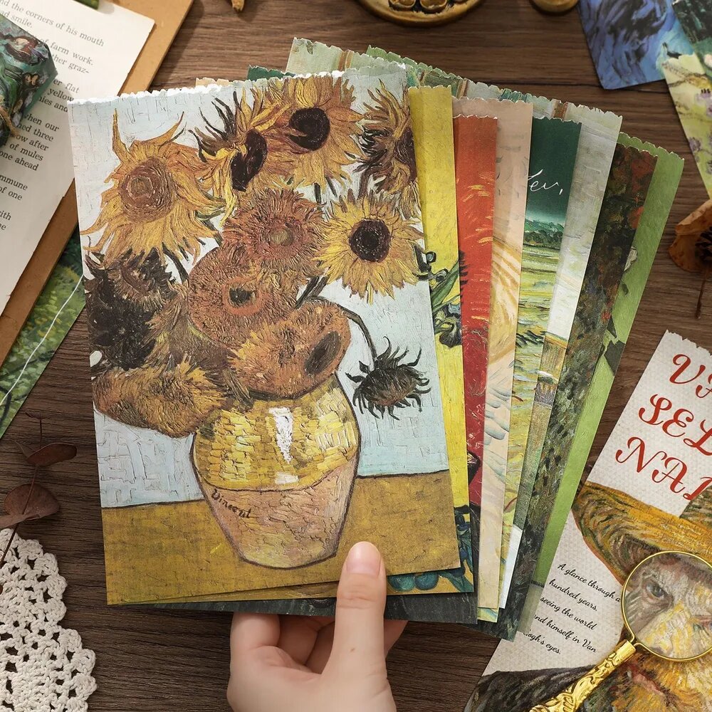 Наклейки Van Gogh Impression 30 листов декоративная бумага и стикеры для скрапбукинга — фото 1