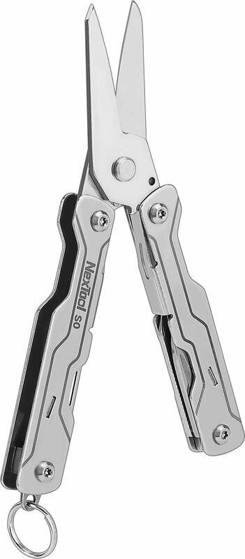 Мультитул NexTool Mini Multifunctional Clipper S0 NE20417A, серебро — фото 1