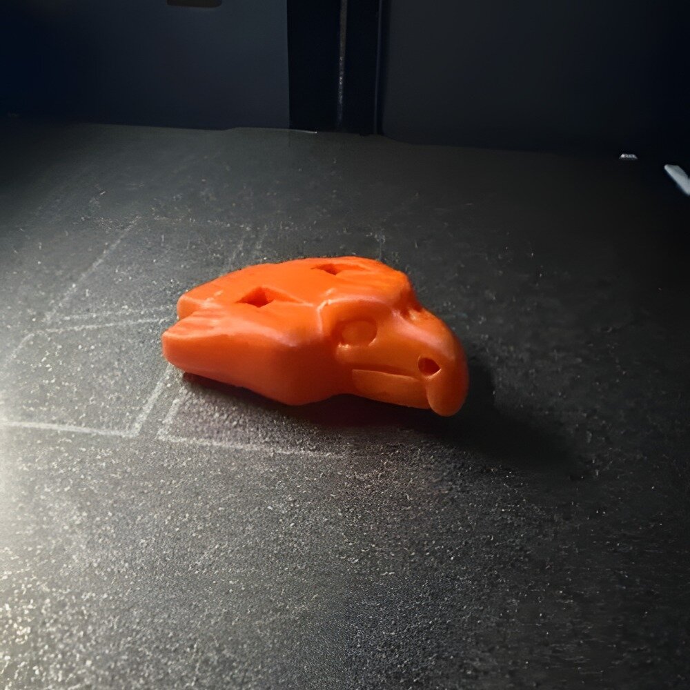 3D-печатный свисток в виде головы орла, оранжевый, для выживания, походов и кемпинга