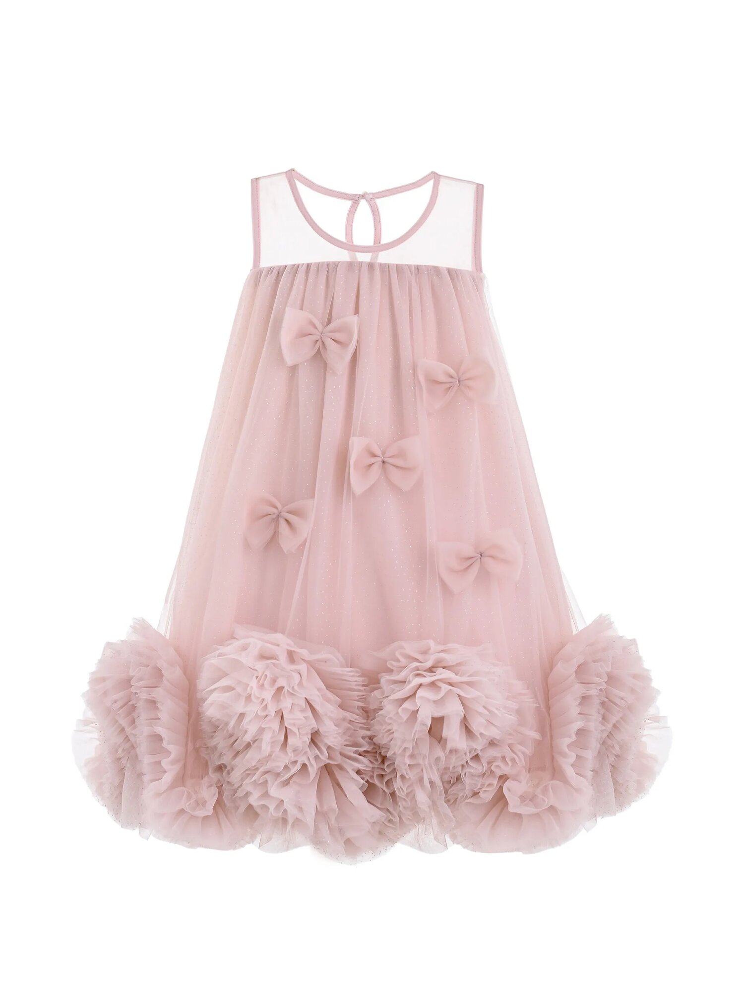 Платье Mirielle bow-embellished ruffled dress