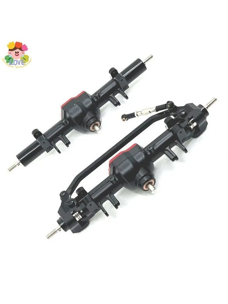 MN Model 1/12 MN128 MN86 G500 MN86S Запчасти для радиоуправляемой машины, металлический апгрейд, Дифференциал переднего и заднего мостов в сборе
