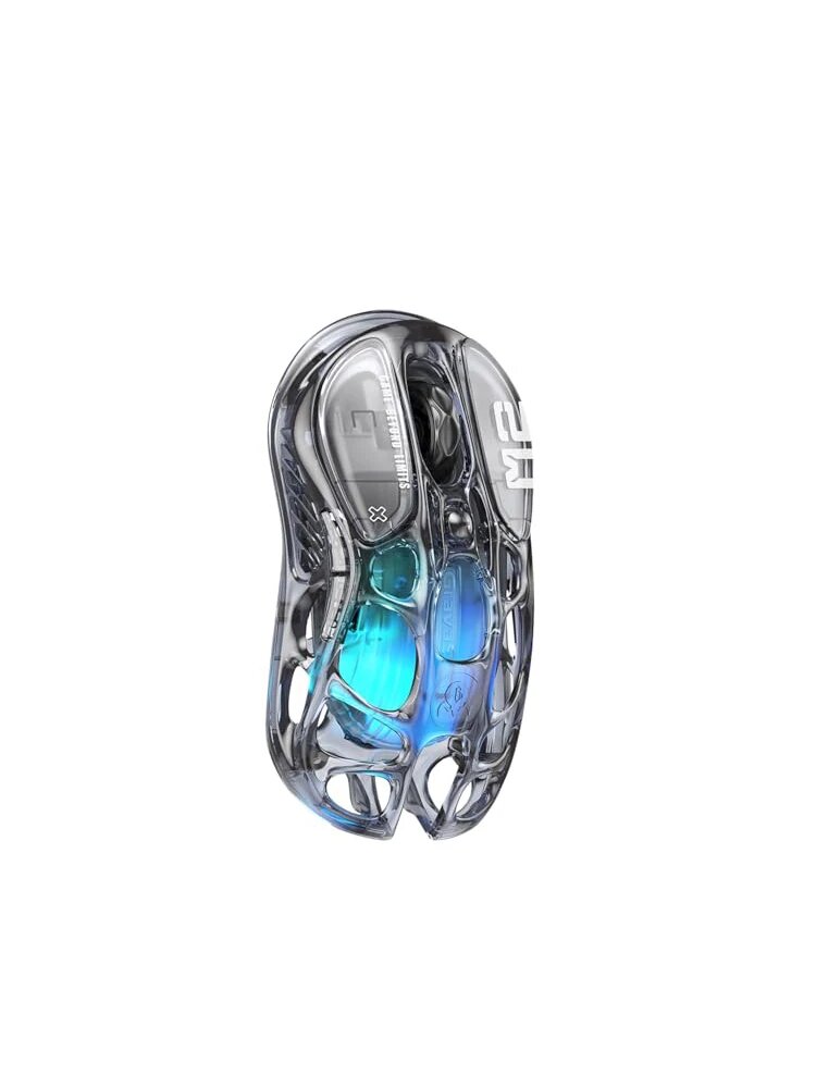 Беспроводная игровая мышь GravaStar Mercury M2 MCHOSE Черный, Transparent black