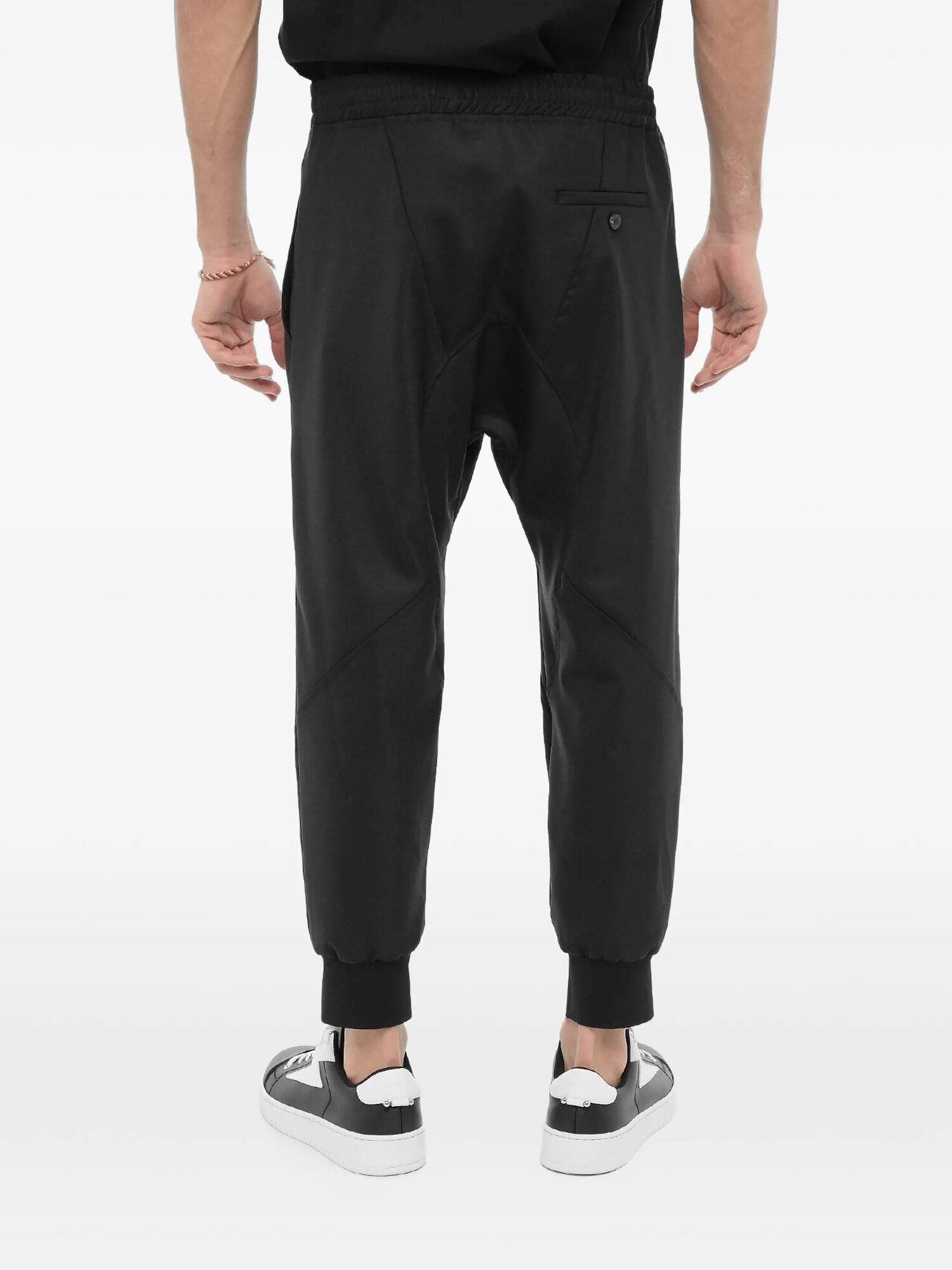 Брюки Neil Barrett Panelled trousers, размер 46, black — фото 1