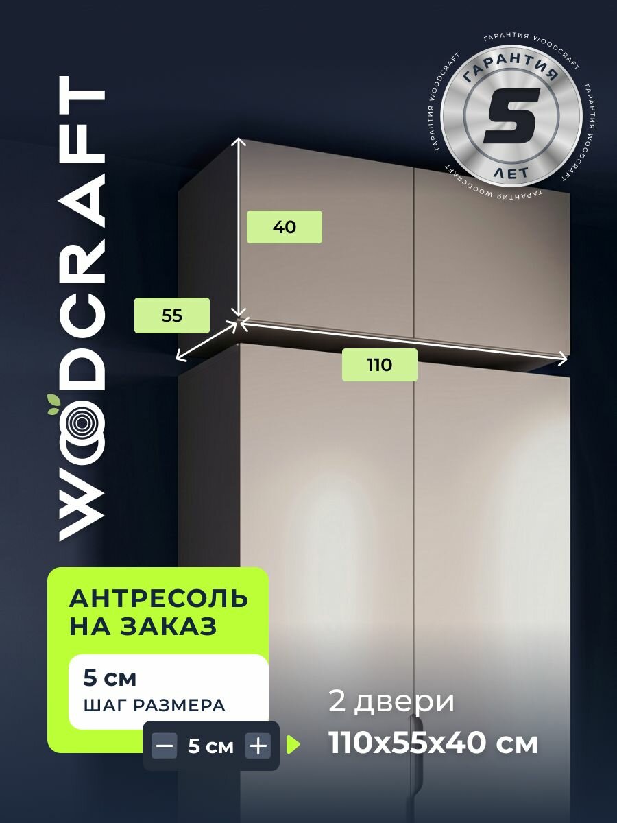 Антресоль-2-110-55-40 Велюр